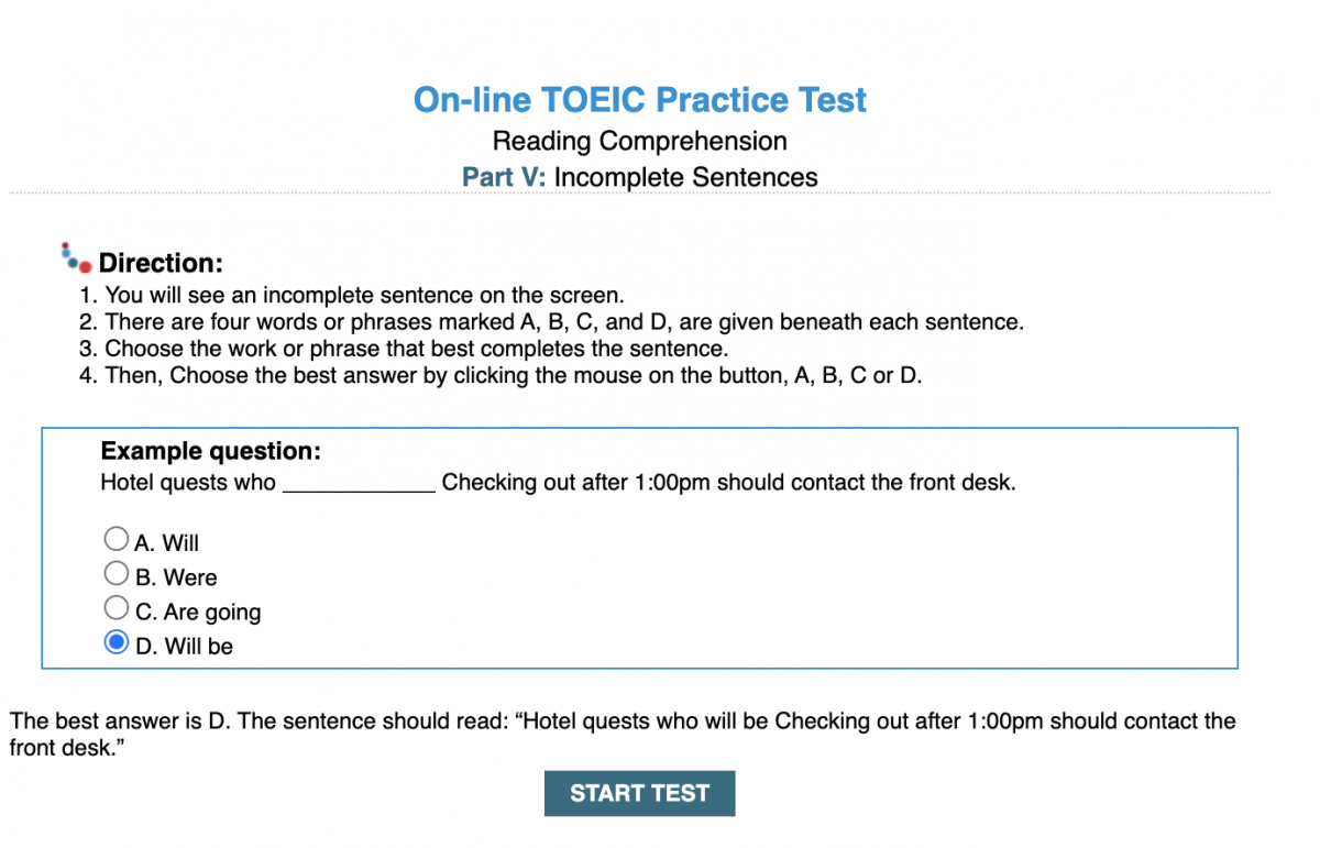 แจกพิกัด เว็บทดลองทำข้อสอบ TOEIC ออนไลน์ฟรี คว้าคะแนนเต็มใกล้แค่เอื้อม ! | ปันโปร - Punpromotion